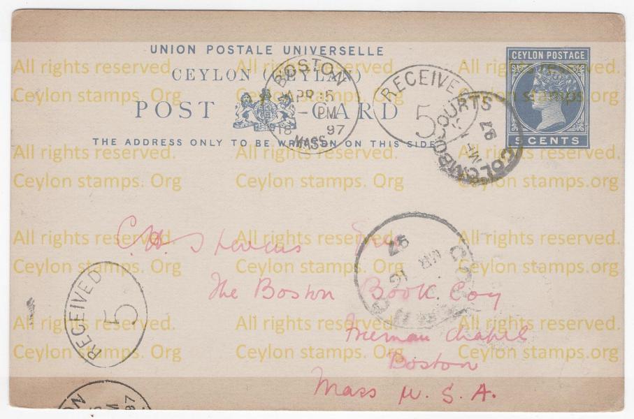 Ceylon Stamps